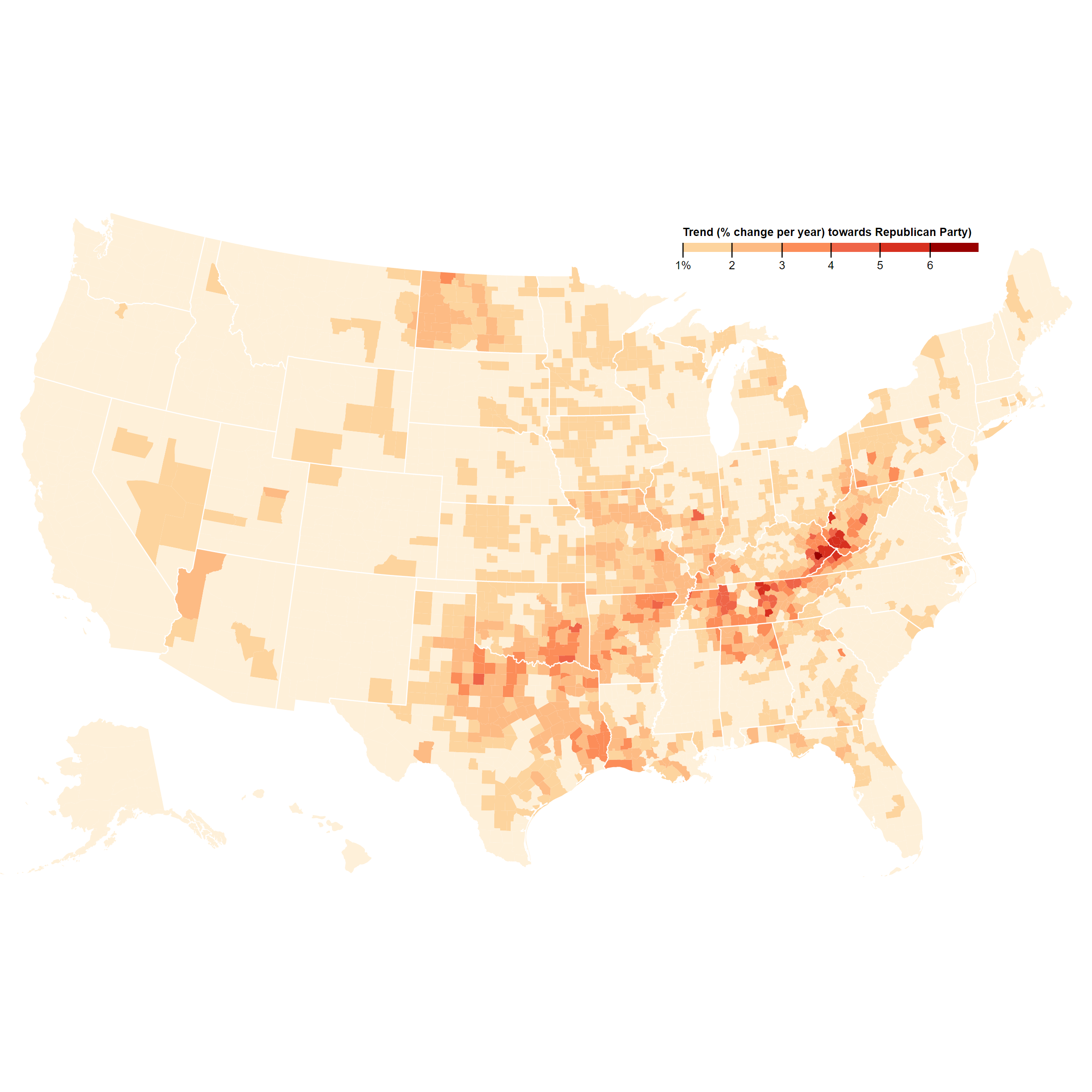 Partisanship in 21st-century America: How fast are voters moving away ...